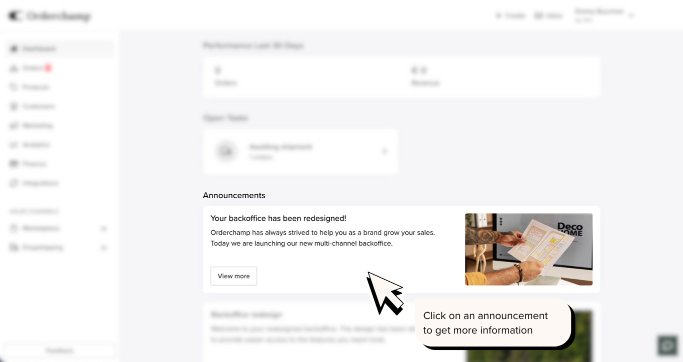 Update over ons nieuwe backoffice – Help Center