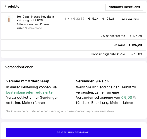 Bestätigung einer Bestellung? – Helpcenter