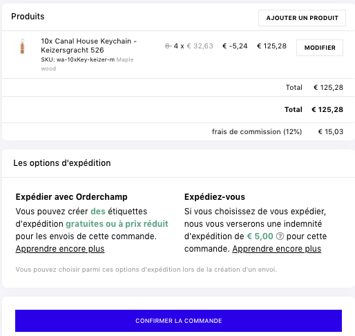 Comment confirmer une commande? – Centre d'assistance